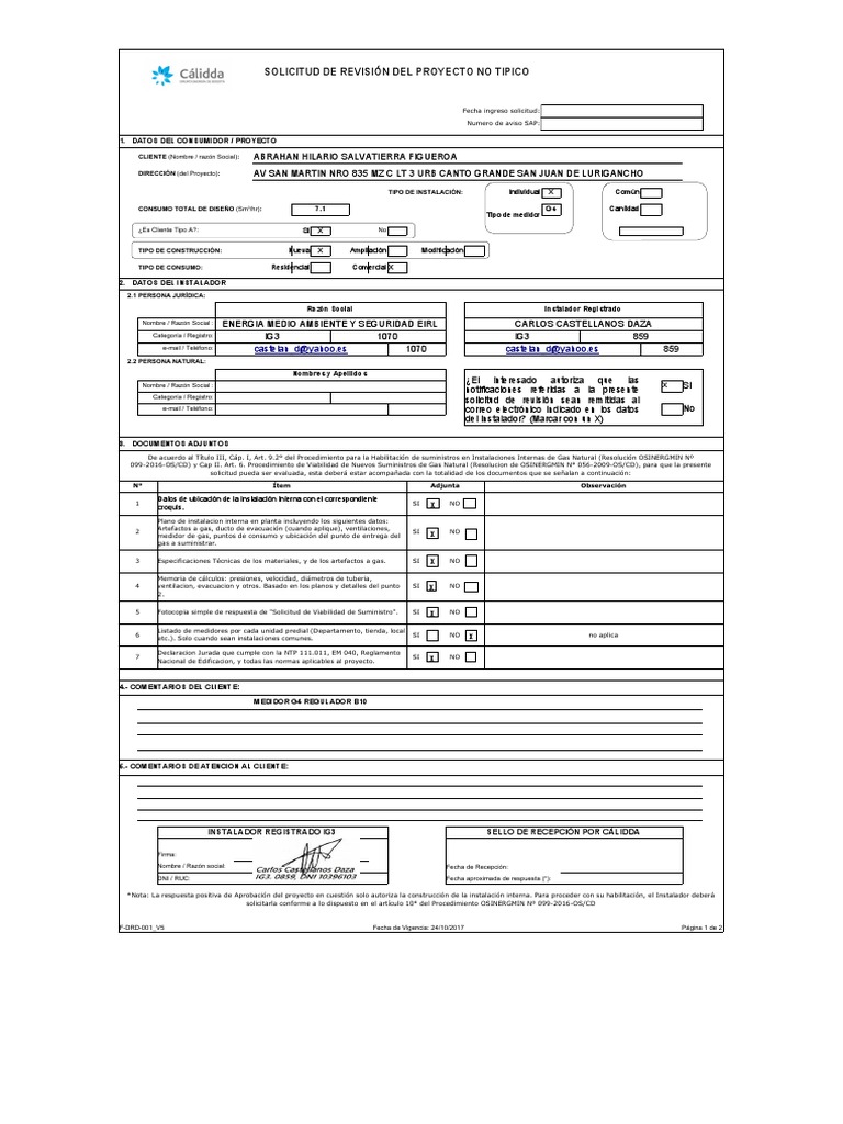 Formato Revision Proyecto | PDF