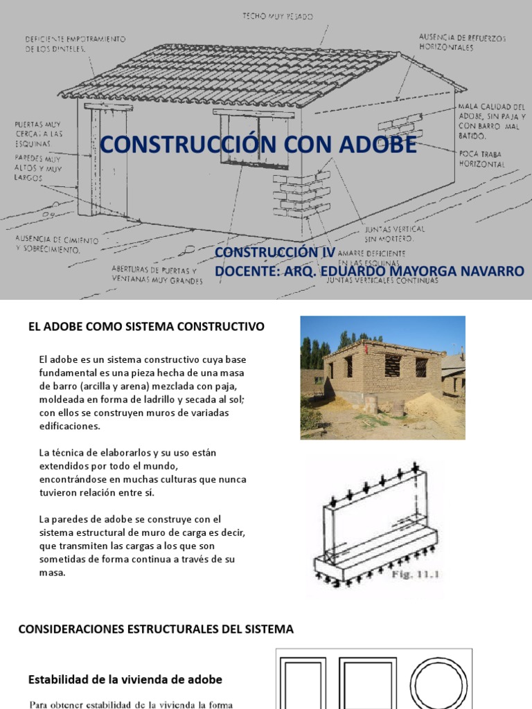 Proceso Constructivo del Adobe | PDF