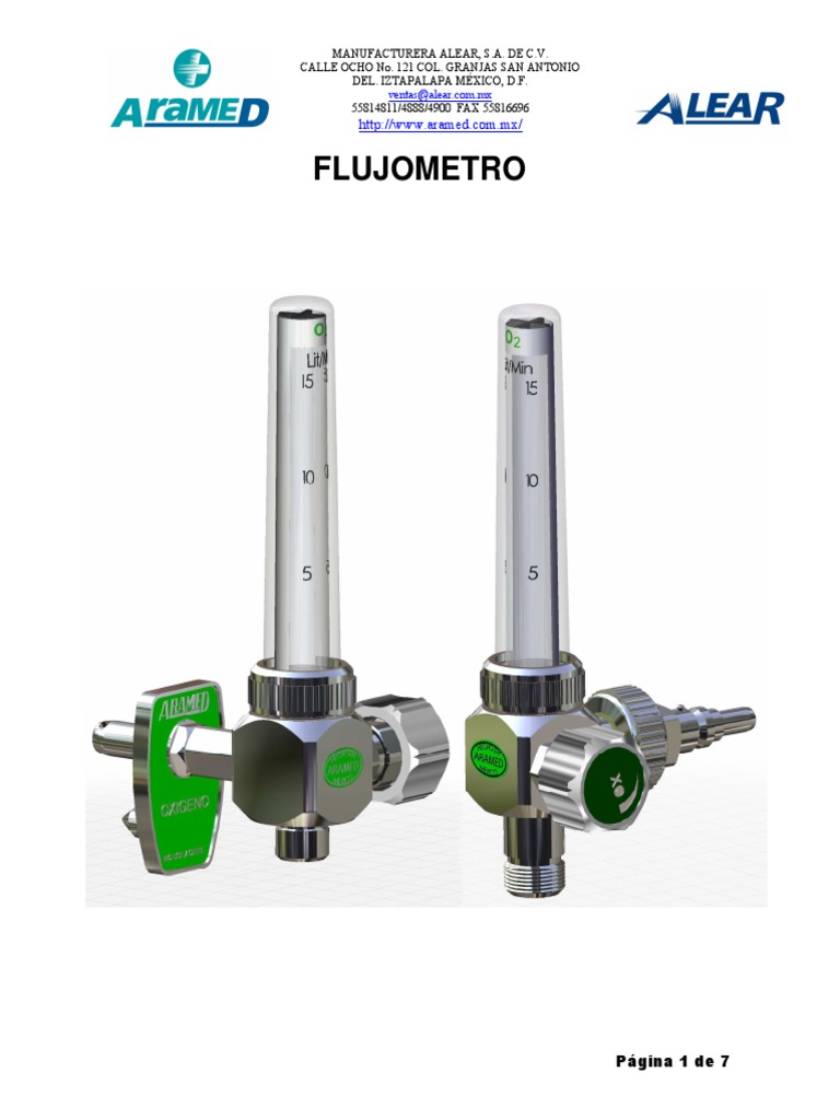 FLUJOMETRO | PDF | Química | Materiales