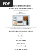 2019 Csec Oa Sba | PDF | Supply Chain | Inventory