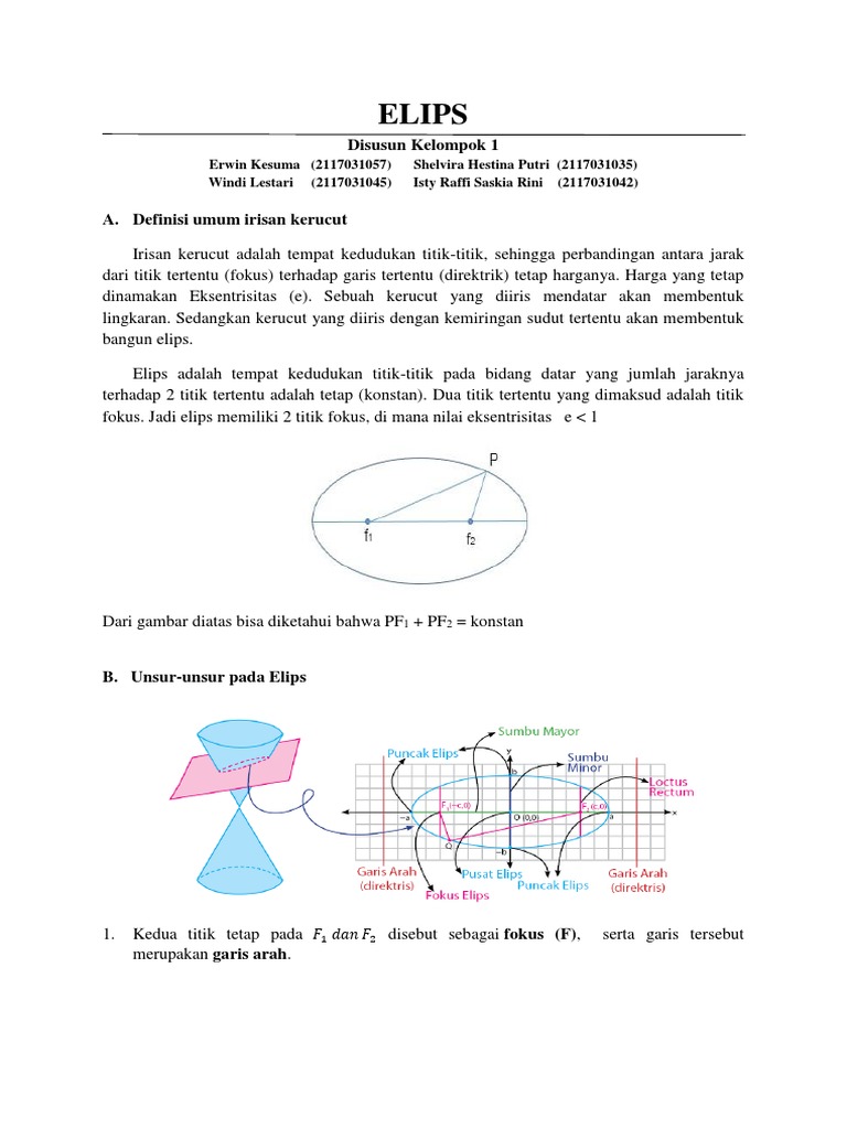 Kelompok 1 - Elips | PDF