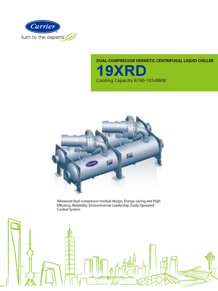 Catalogue Chiller Carrier 19XRD - 2012 | PDF | Electrical Wiring | Heat ...