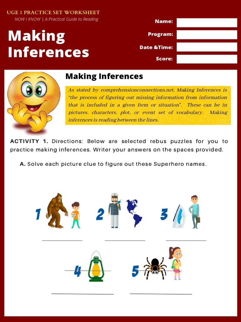 Making Inferences | PDF | Fluency | Cognition
