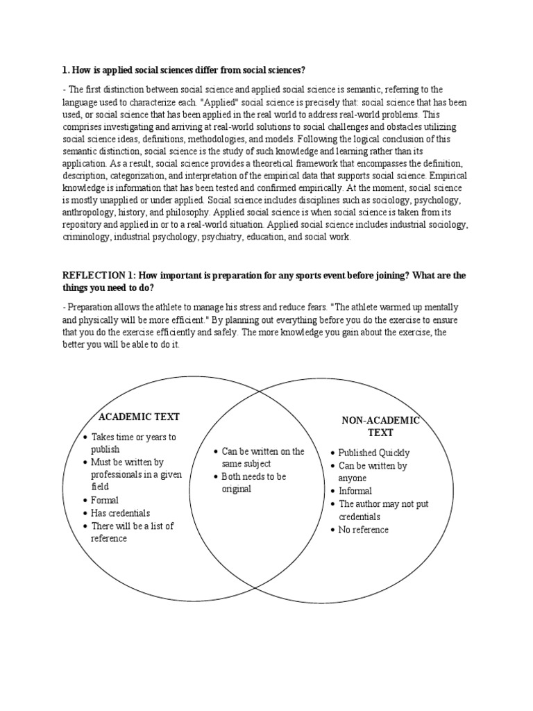 Applying Social Science: Understanding the Distinctions and Connections ...