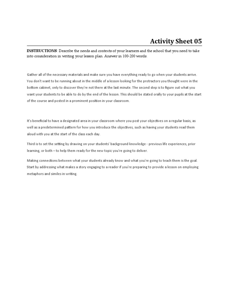 FS2 Jayvee Retada Activity Sheet 05 | PDF
