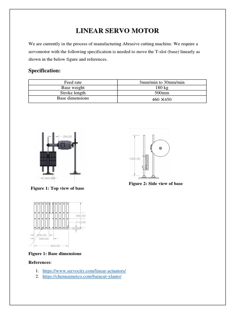 Linear Servo Motor | PDF