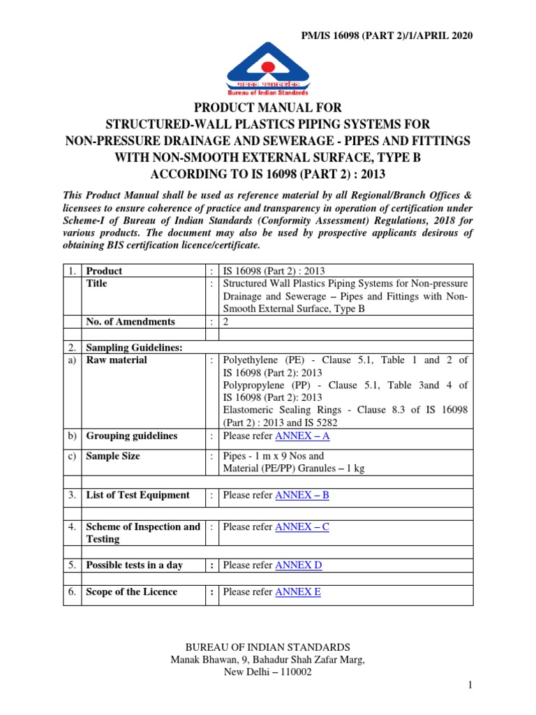 IS 16098 Part 2 APRIL 2020 | PDF | Technology & Engineering