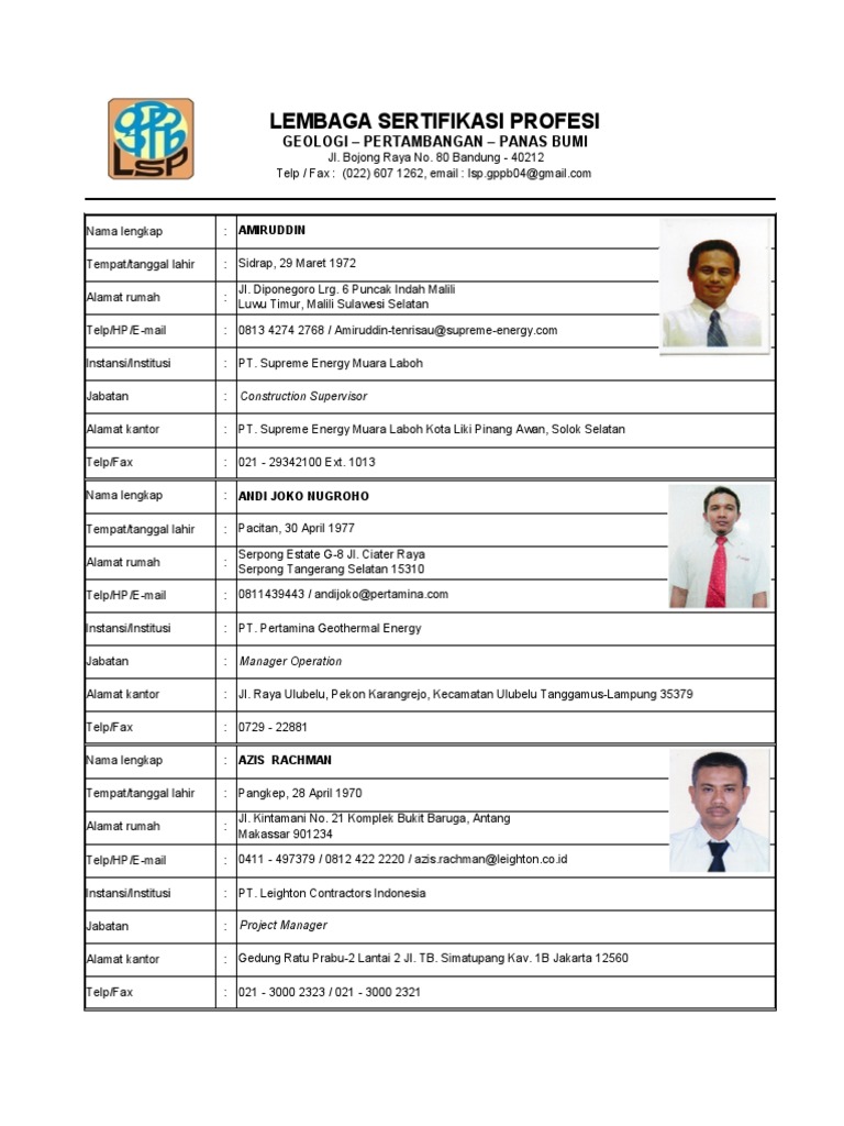 PT. Supreme Energy Muara Laboh Kota Liki Pinang Awan, Solok Selatan | PDF