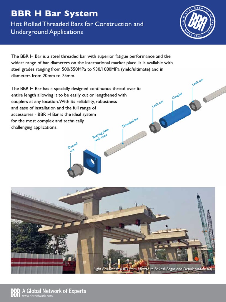 SRG Global - BBR H Bar System | PDF