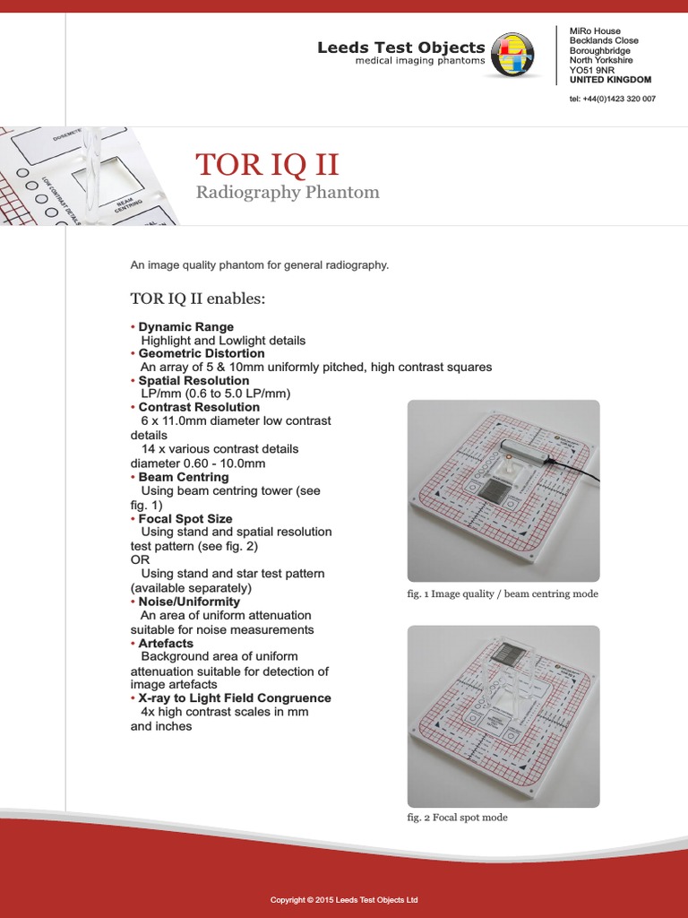 LTO - TOR IQ2 Product Specifications | PDF