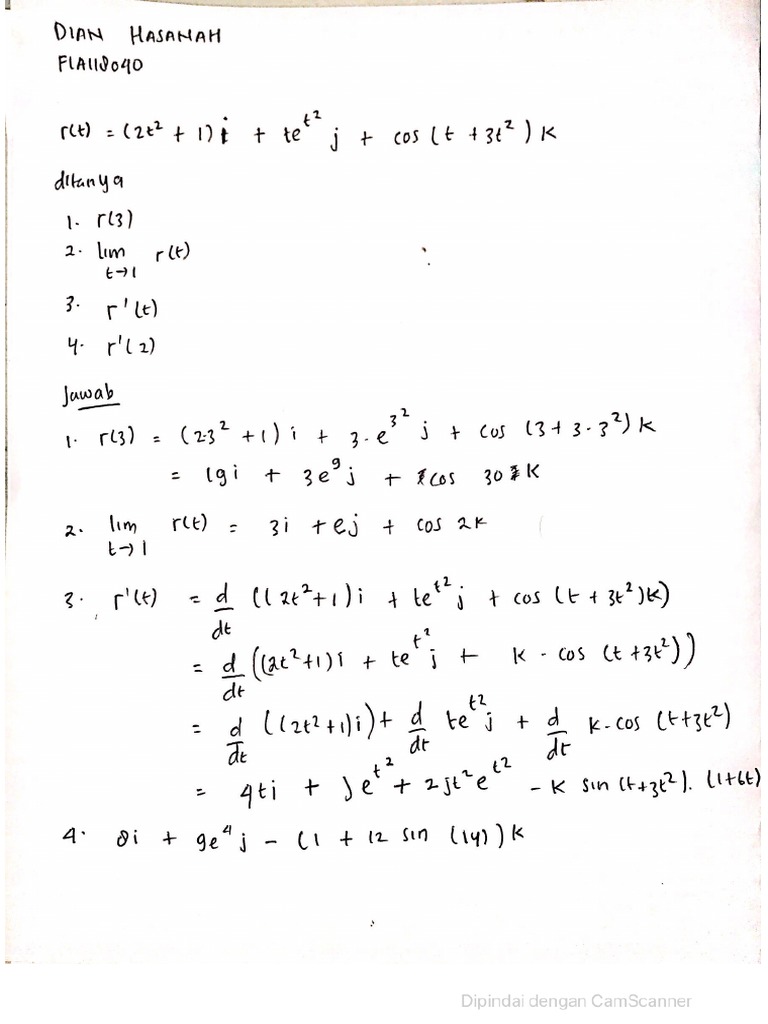 Kalkulus Multivariat | PDF