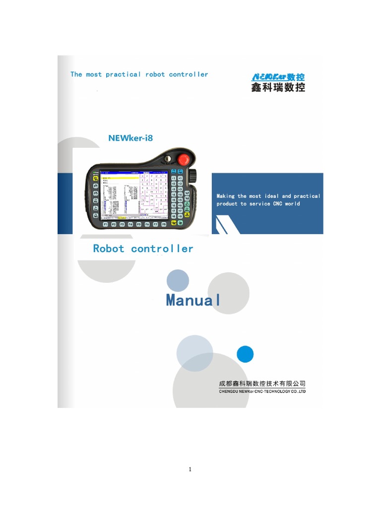 NEWker-i4-8 Robot Controller Manual | PDF