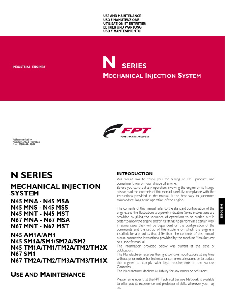 FPT N Series Manual | PDF