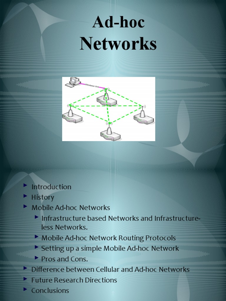 Adhoc Networks Ppt