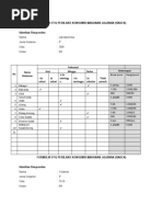 Formulir SQ-FFQ untuk Konsumsi Makanan | PDF