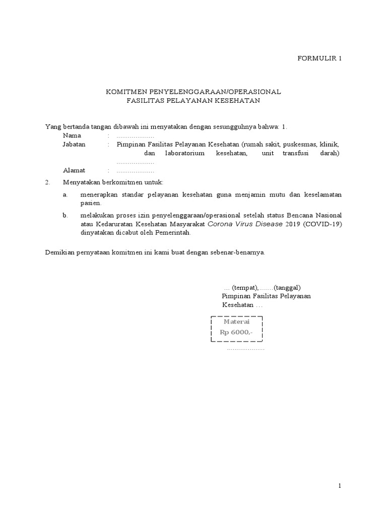 Komitmen | PDF | Pengelolaan Keuangan & Uang | Griya & Taman