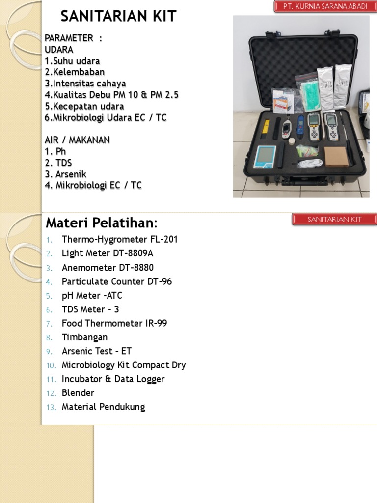 Sanitarian Kit 2017 | PDF