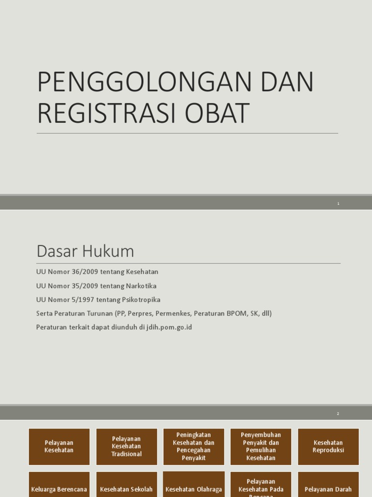 4-Penggolongan Obat | PDF