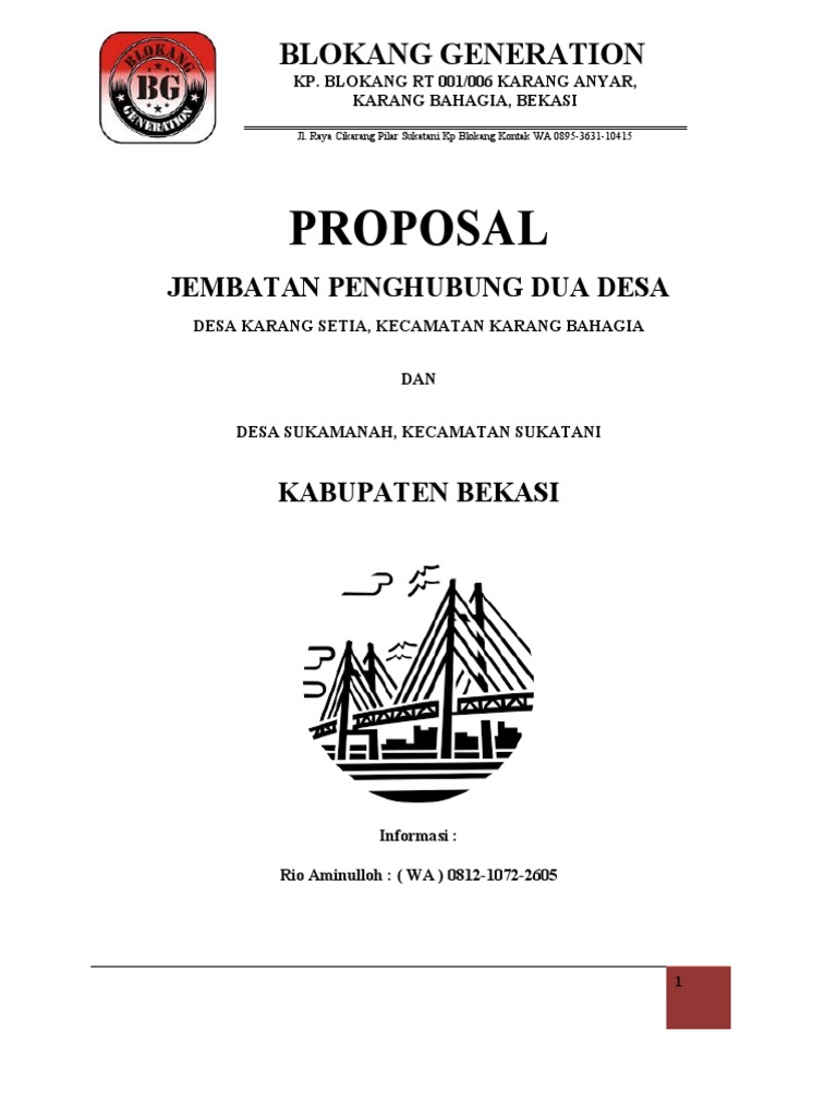Proposal Jembatan | PDF
