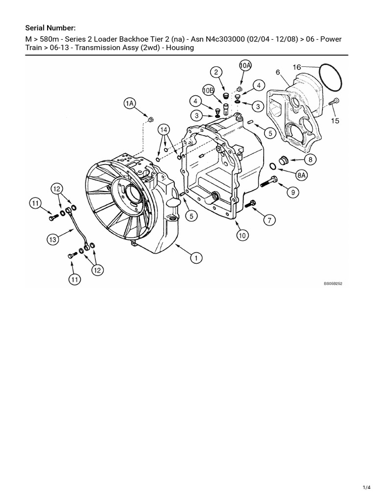 06 13 Transmission Assy (2wd) Housing | PDF | Machines | Equipment