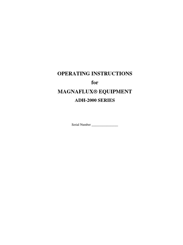 Adh-2000 Manual de Opracion | PDF | Switch | Fuse (Electrical)