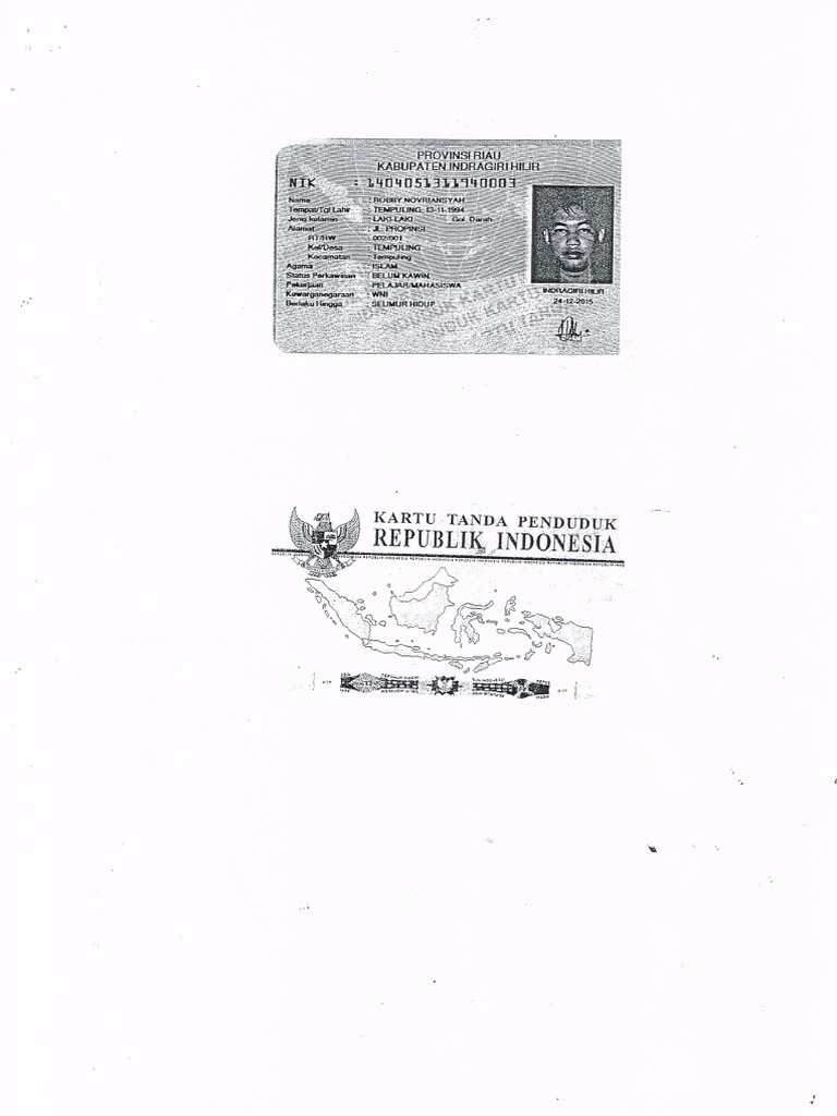 KTP Robby Novriansyah | PDF
