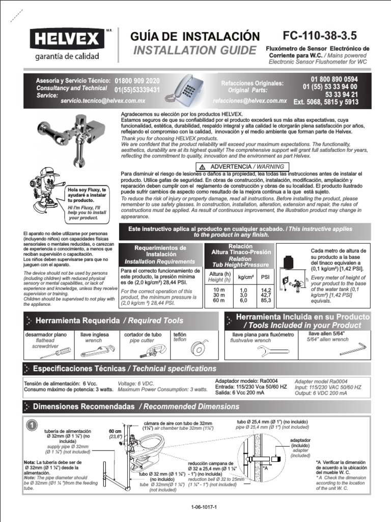 Fc-110!38!3.5 Manual de Instalacion | PDF