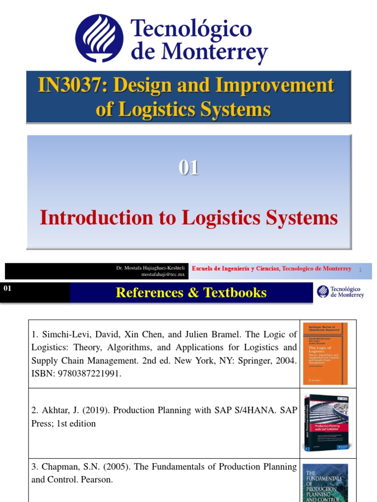 01-Introduction To Logistics Systems | PDF