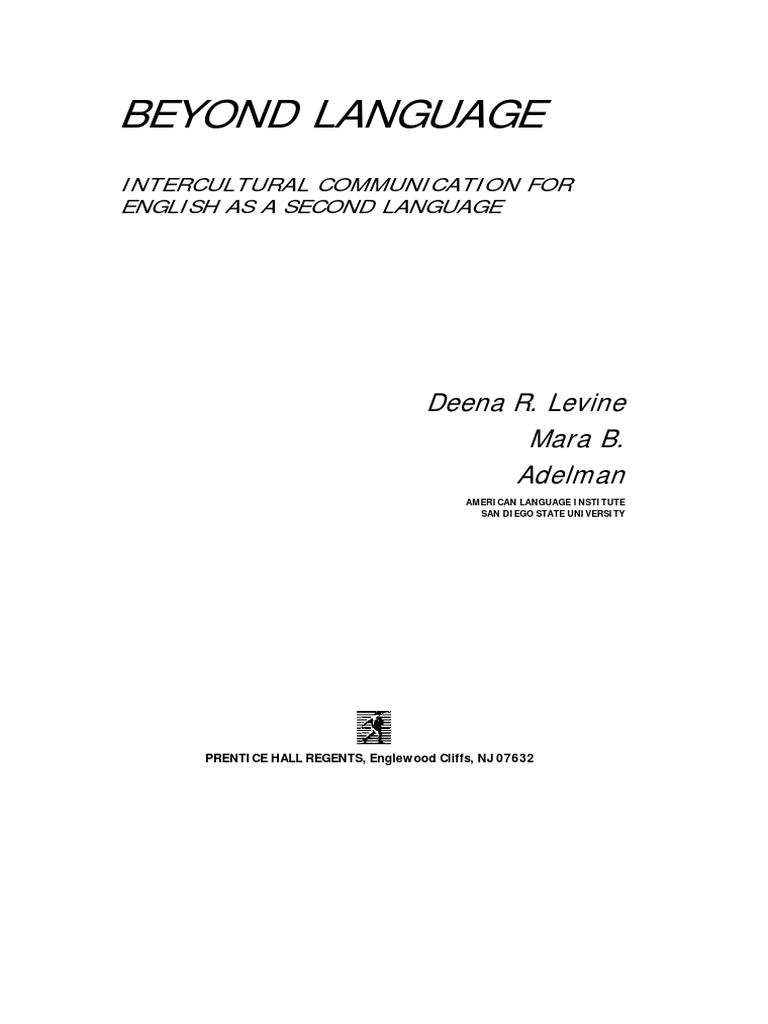Beyond Language Intercultural Communicat | PDF