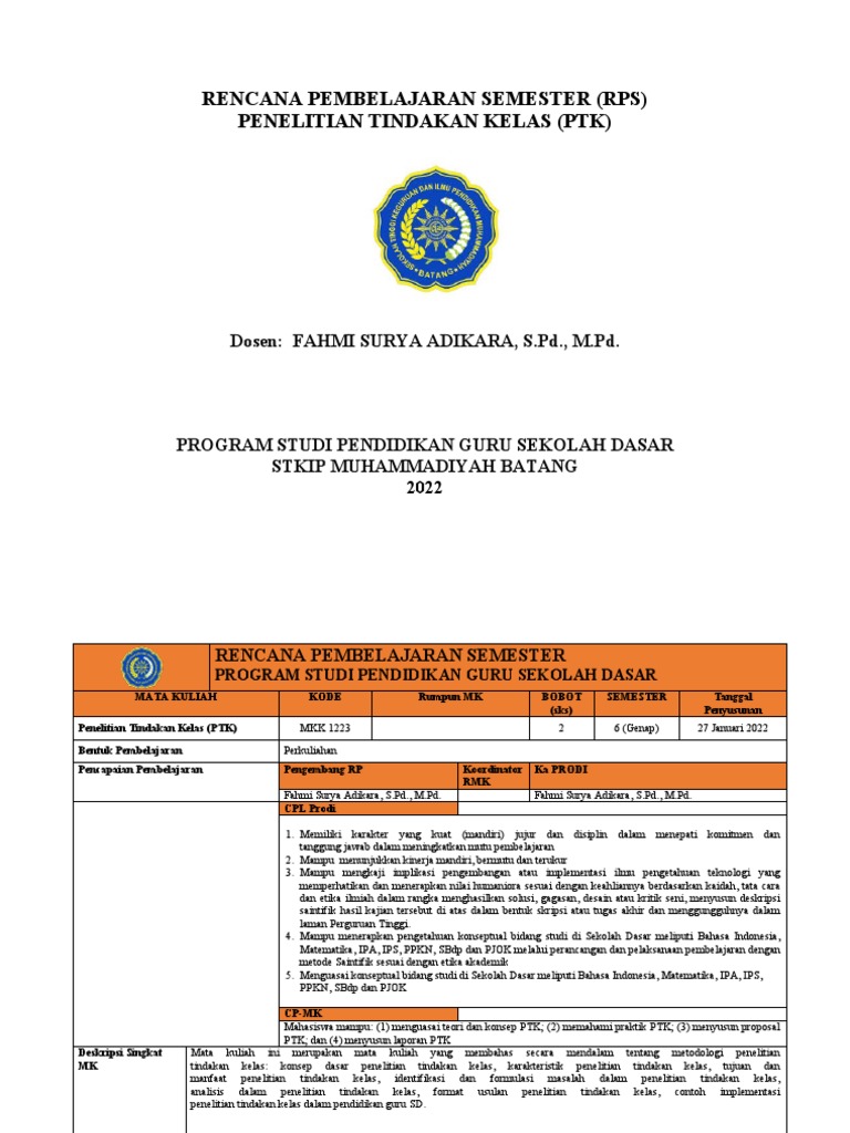 RPS PTK | PDF | Seni