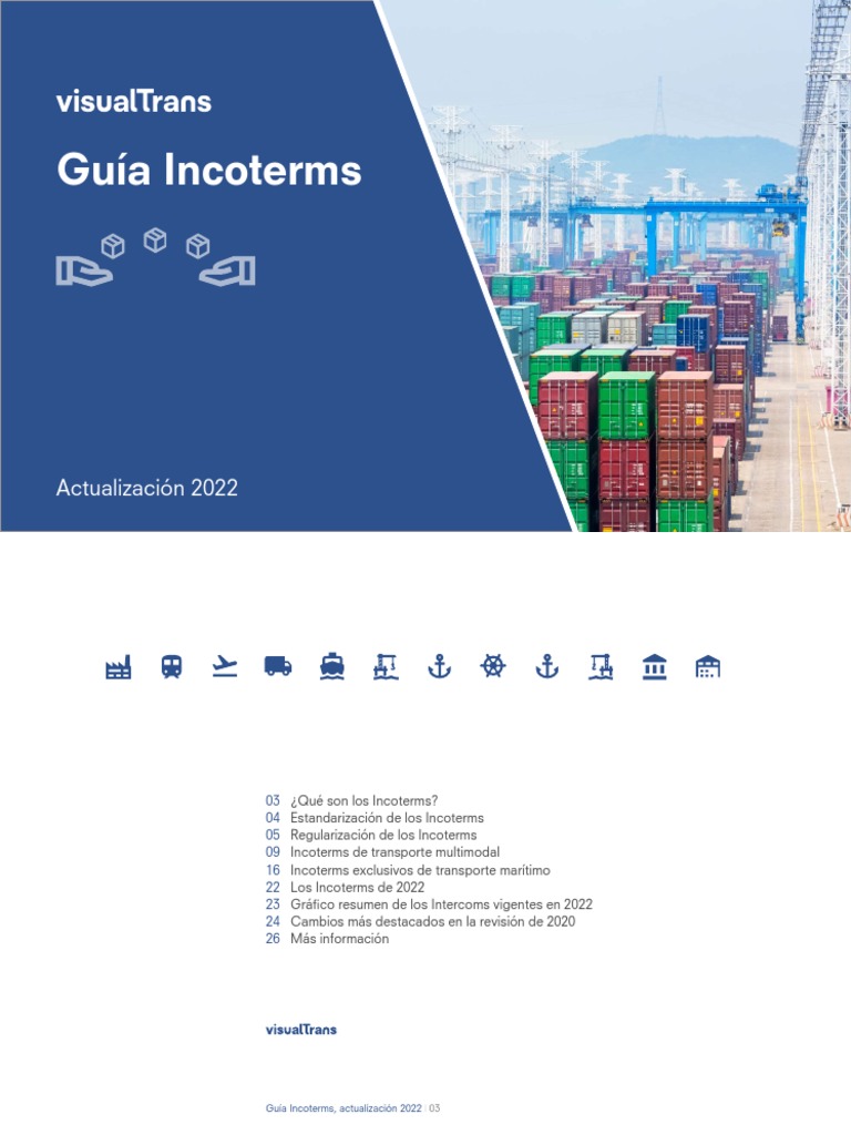Guía de Incoterms 2022 en Guatemala | PDF | Negocios | Finanzas y dinero