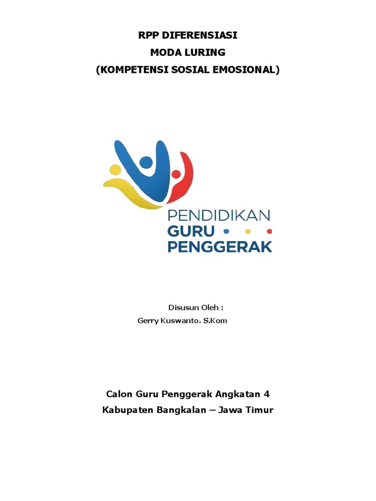 Contoh RPP Diferensiasi KSE | PDF