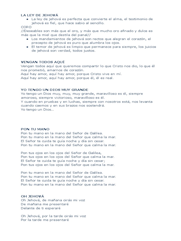 CORITOS | PDF | Religión y espiritualidad