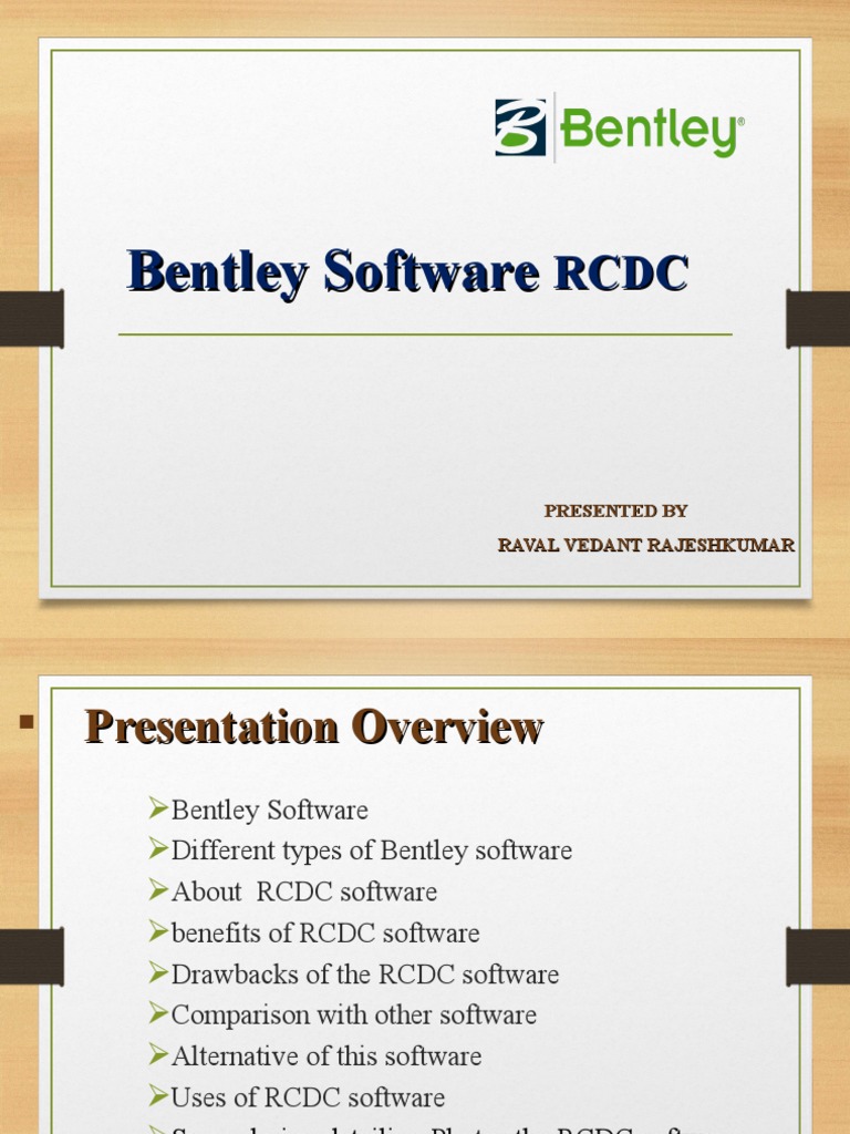 Bentley Softwares | PDF