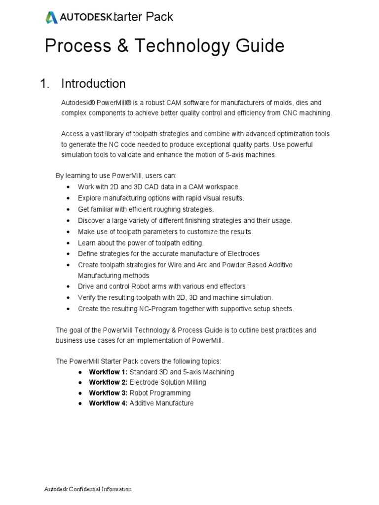 Technology&ProcessGuide PowerMill | PDF | Machine Tool | Robotics