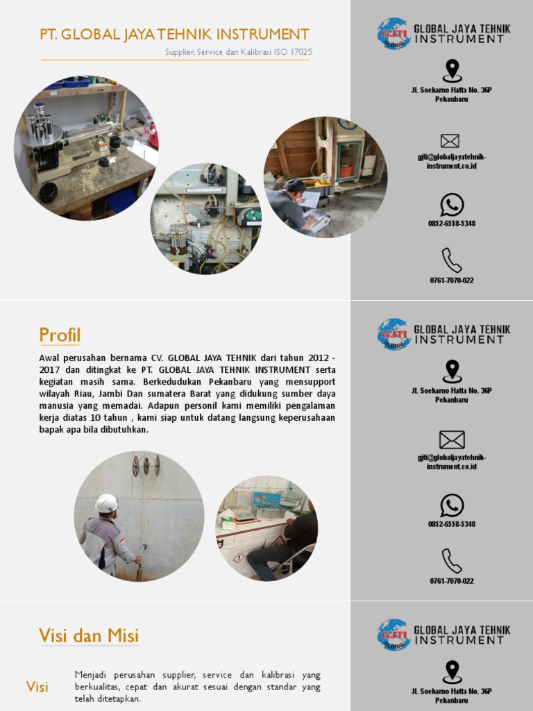 Pt. Global Jaya Tehnik Instrument | PDF