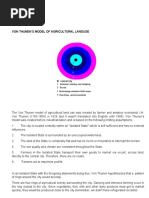 AP Human Geography: Von Thunen Model | PDF | Agriculture | Farms