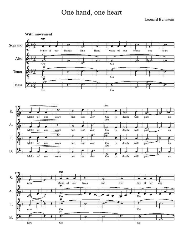 One Hand One Heart | PDF