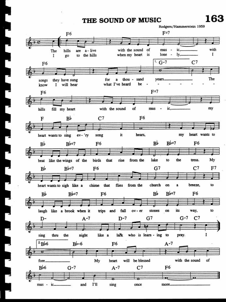 The Sound of Music (Lead Sheet) | PDF