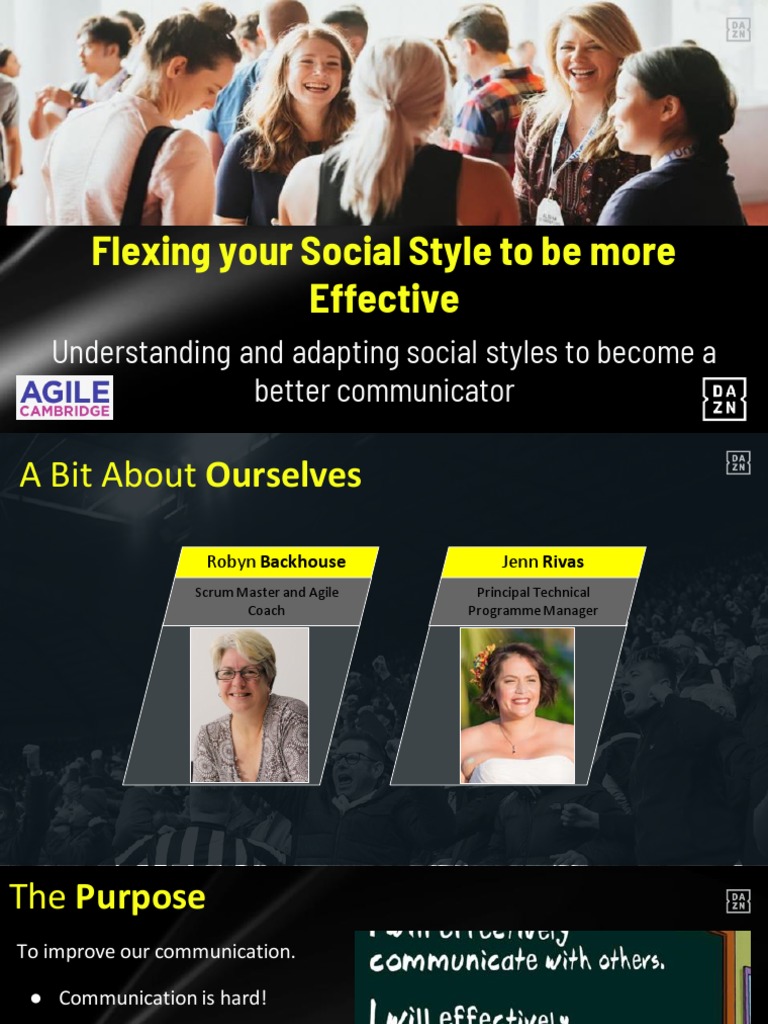 Flexing Your Social Style | PDF | Communication | Behavior
