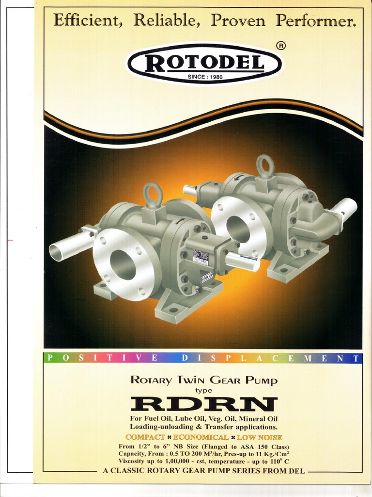 RDRN (Twin Gear Pump) | PDF