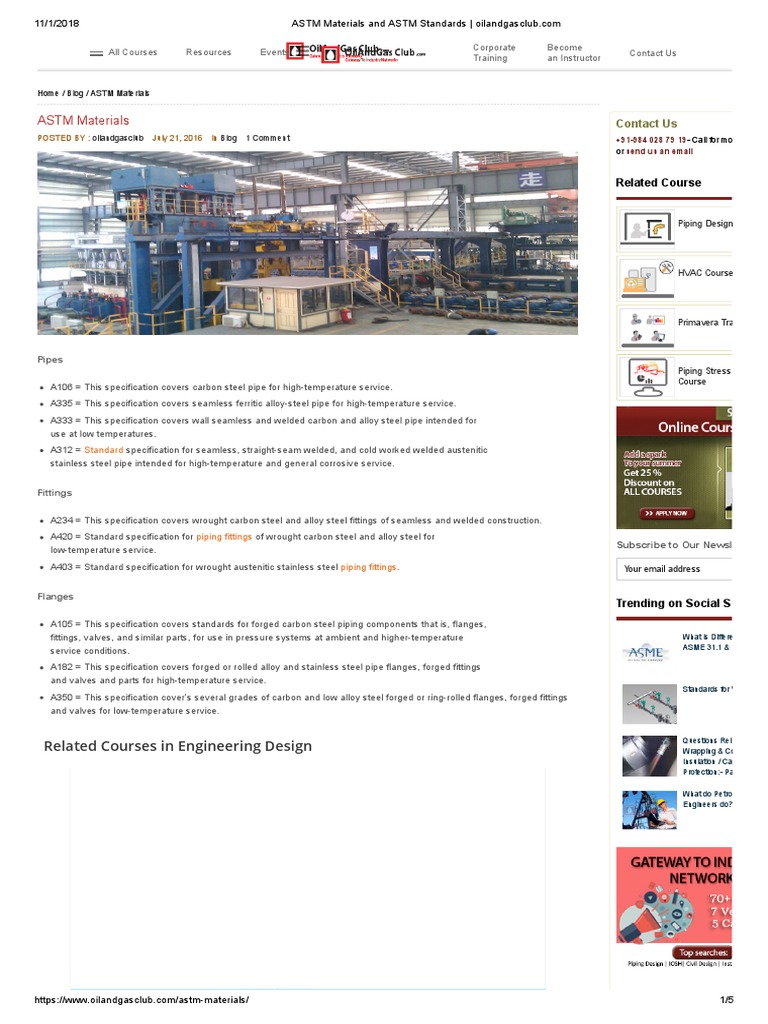 ASTM Materials and ASTM Standards | PDF