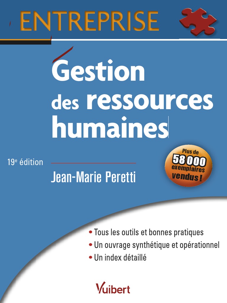 Gestion Ressources Humaines Humaines: Jean-Marie Peretti | PDF