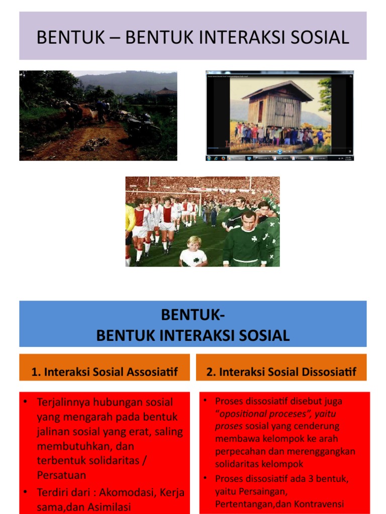 Bentuk - Bentuk Interaksi Sosial | PDF