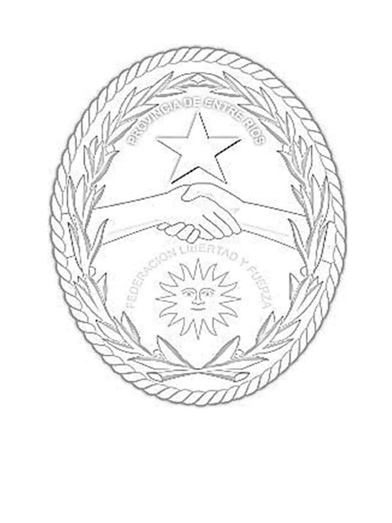 Escudo-Entre Ríos para Pintar | PDF