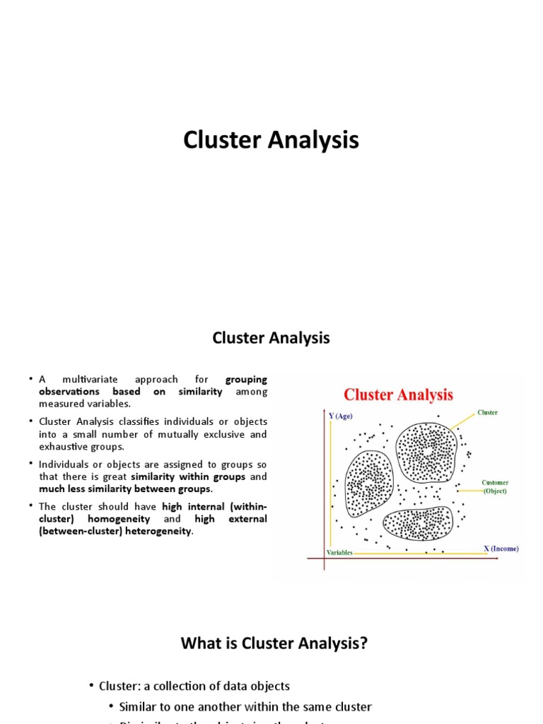 BA2 7 Cluster | PDF | Cluster Analysis | Data Analysis