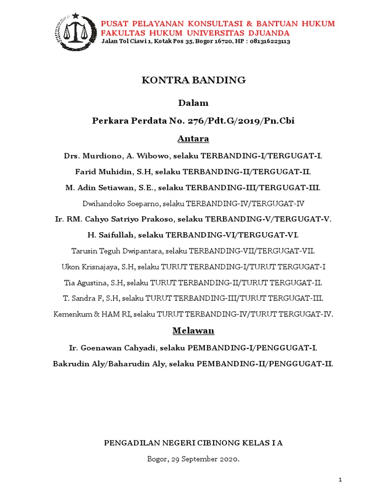 Kontra Banding | PDF