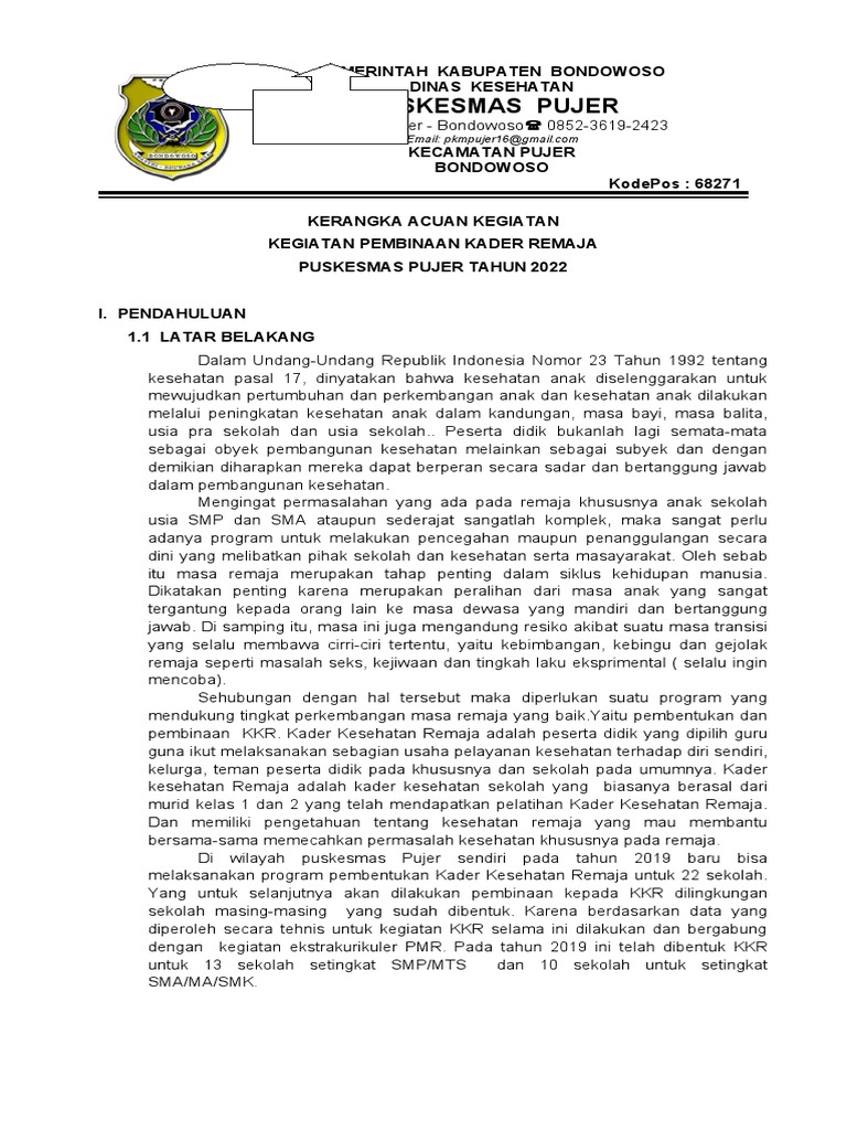 Kak Pembinaan KKR | PDF