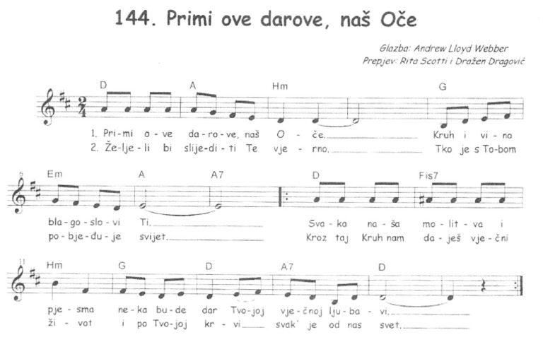 Primi Ove Darove, Nas Oce | PDF