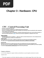 Chapter-5 Processor Fundamentals | PDF | Central Processing Unit | Computer Data Storage